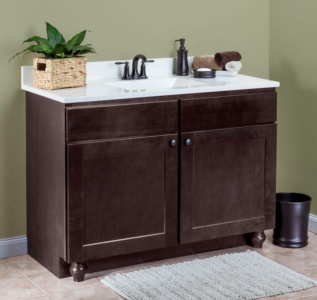 Dartmouth - Dark Sable Stain | Assembled Kitchen Cabinets | Quick Ship ...