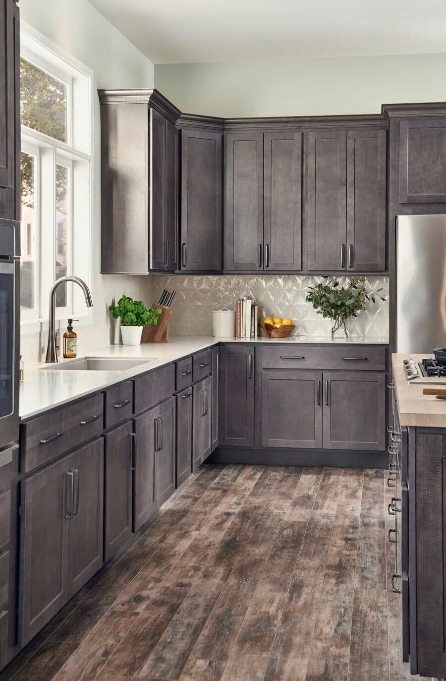 Hanover - Grey Stain | Assembled Kitchen Cabinets | Quick Ship Kitchens