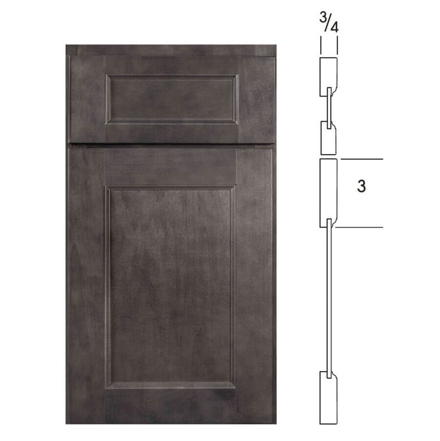 York - Grey Stain | Assembled Kitchen Cabinets | Quick Ship Kitchens