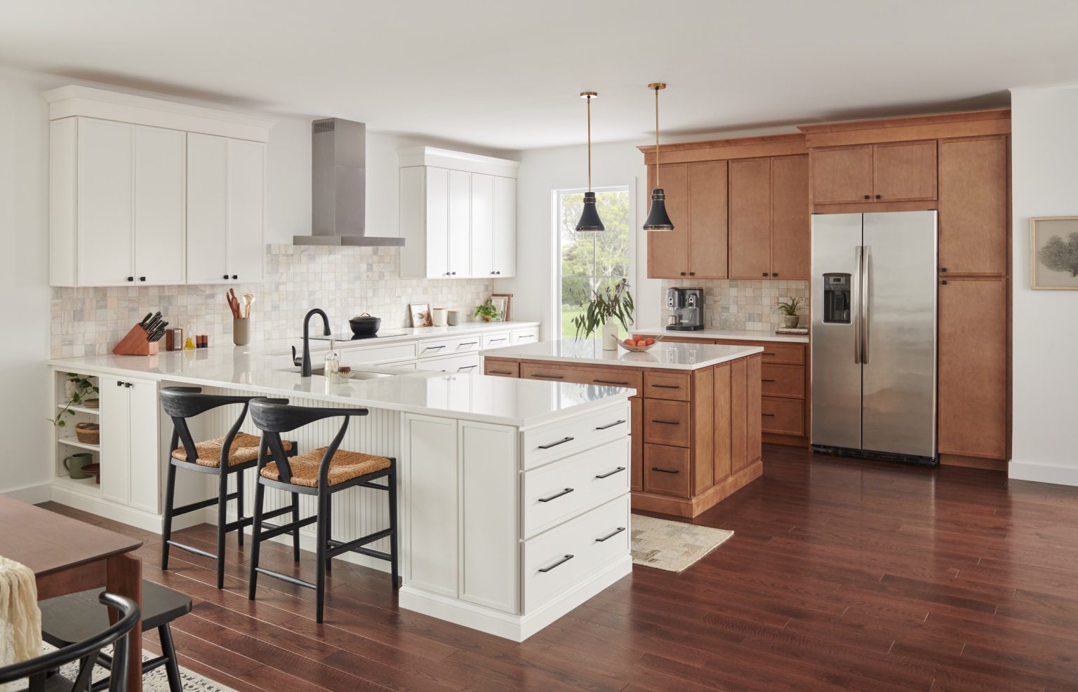 Waverly - Hazelnut Stain | Assembled Kitchen Cabinets | Quick Ship Kitchens